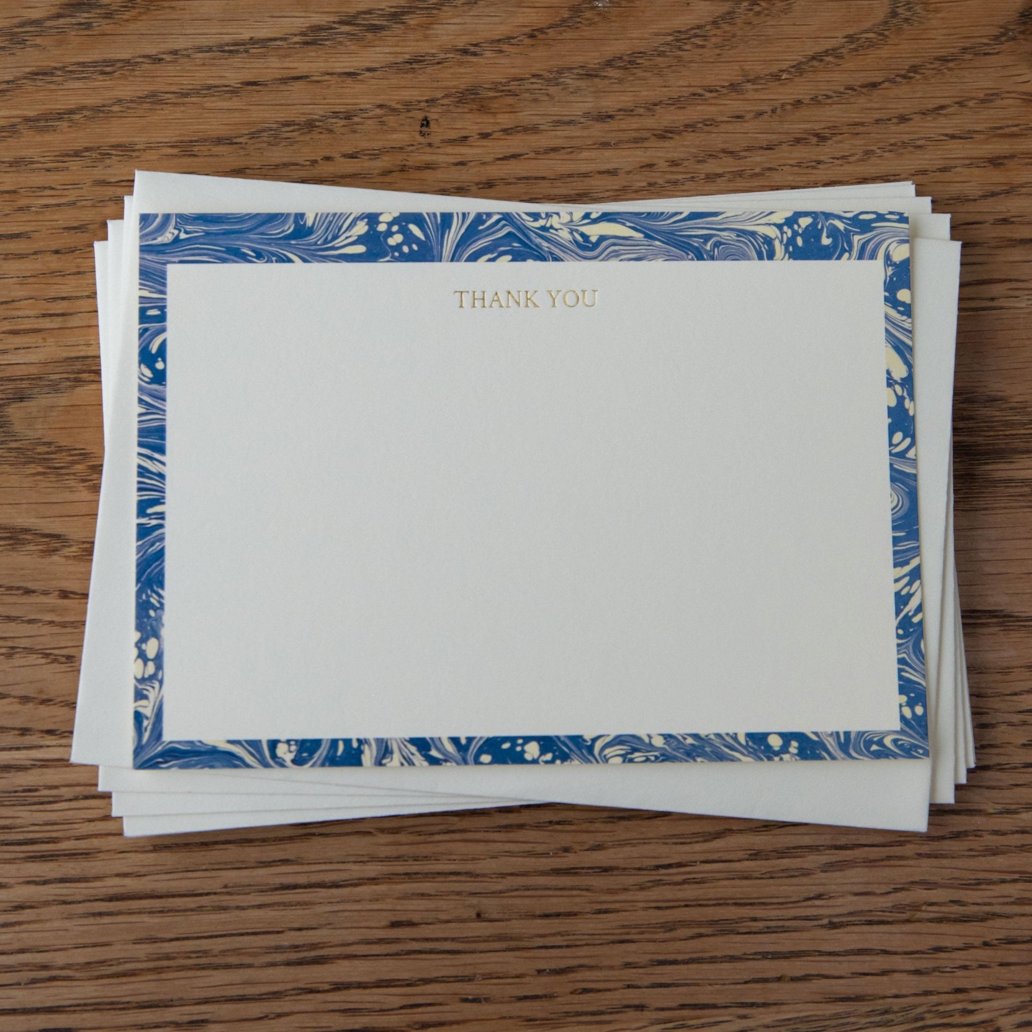 Thank You Notecards - Set of Ten - Carragheen Blue – Issy Granger